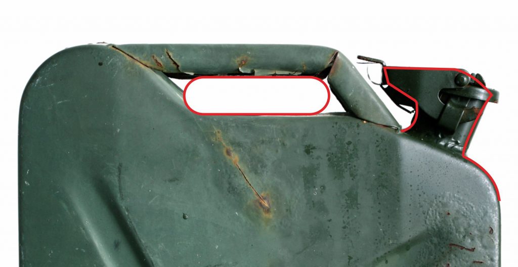 Custom Event Bag with Realistic Fuel Can Design