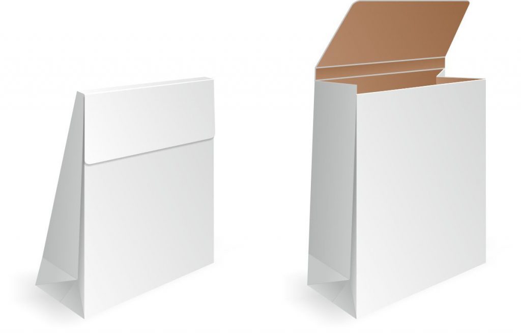 Creative Luxury Paper Bag Design with Artistic Flap