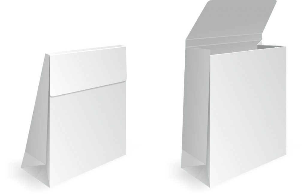 Creative Luxury Paper Bag Design with Artistic Flap