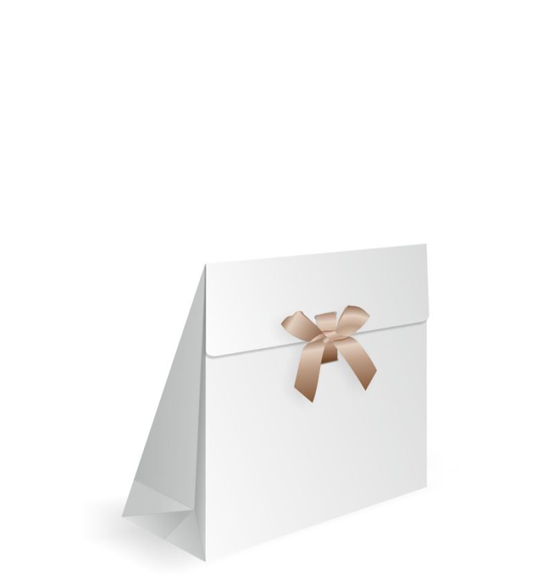 Creative Luxury Paper Bag Design with Artistic Flap