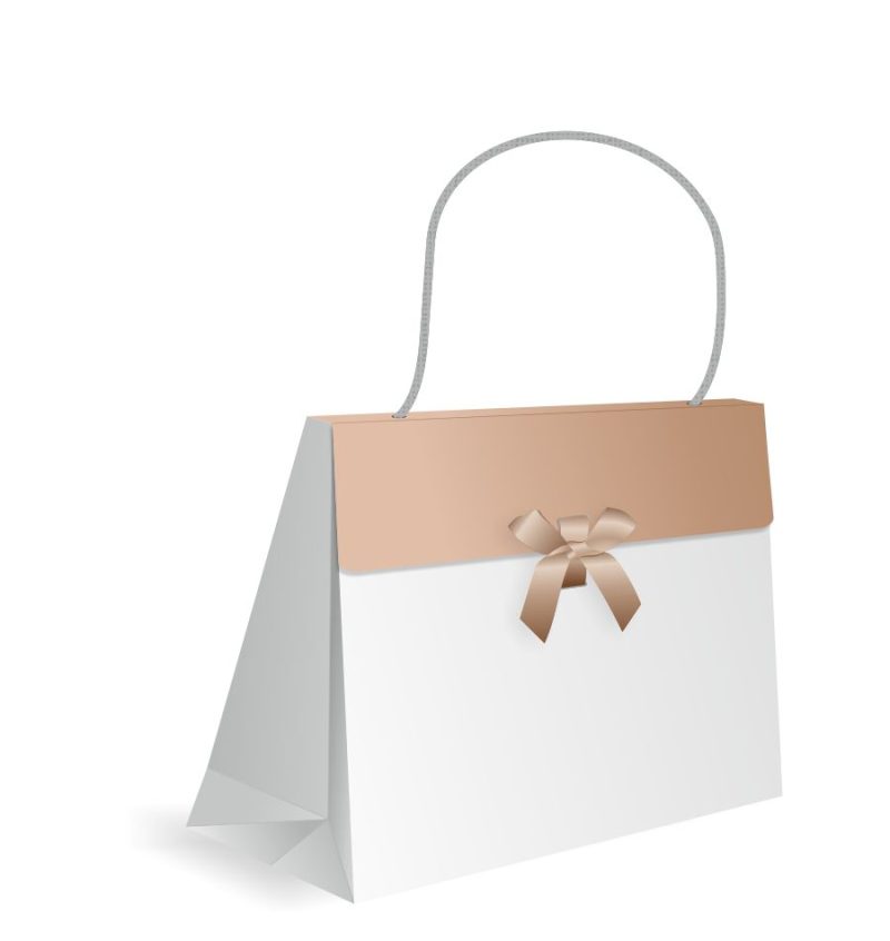 Creative Luxury Paper Bag Design with Artistic Flap