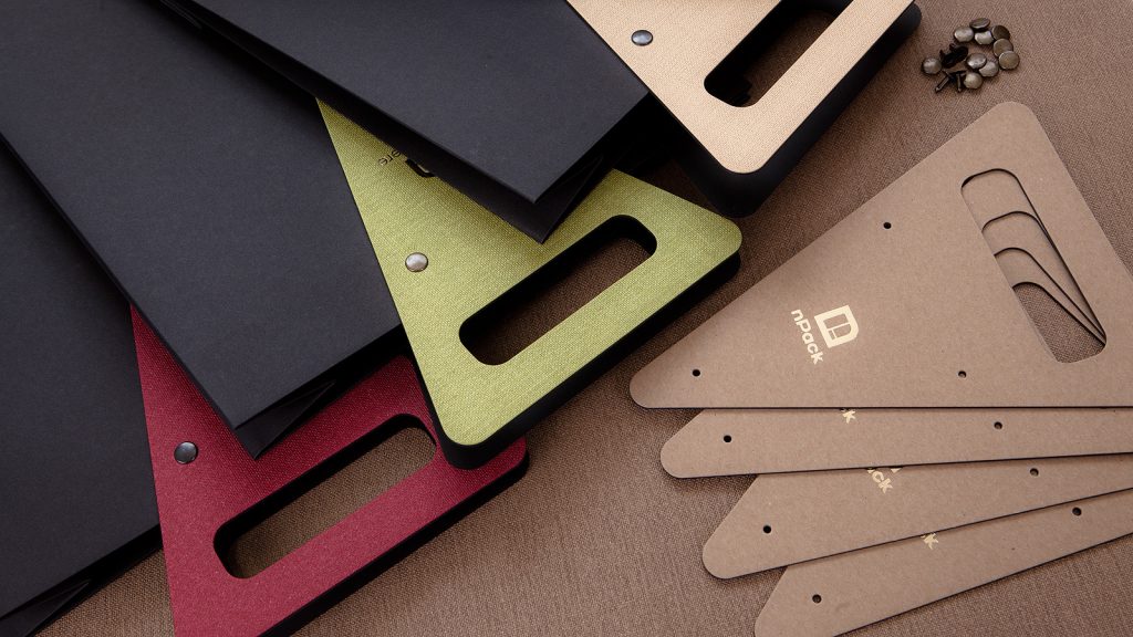 Pre-production samples of luxury packaging